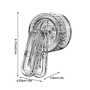WAXCMXYH 2 PCS Rotating Suction Cup Clips, Ovent Mitt Hanger, Multiple Purpose Round Suction Storage Clamp for Kitchen Bathroom Wall Door Towels Holder Hat Umbrella Organizer