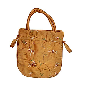 MIAO JIN 8 Pcs Large Silk Brocade Drawstring Jewelry Pouch Bag Retro embroidery Gift bag Hand Bags Pouch for Candy Wedding Party Presents Snacks & Jewelry