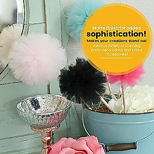 Expo International Decorative Matte Tulle Spool of 6 Inch X 25 Yards | Turquoise