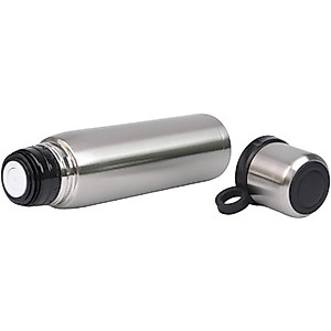 Thermo For Hot Drinks, (SILVER) 20 OZ, BPA-Free, Double Wall Insulated, 304 Stainless Steel Bottle, Vacuum Flask, For Coffee, Chocolate, Tea, Water