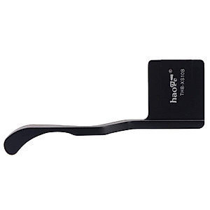 Haoge XS10B Metal Hot Shoe Thumb Up Rest Hand Grip for Fujifilm XS20 Fuji Fujinon XS10,Fuji XS-20,XS-10,XS-10,Camera Accessories Black