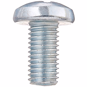 Small Parts Steel Machine Screw, Zinc Plated Finish, Pan Head, Phillips Drive, Meets ASME B18.6.3, 3/16" Length, Fully Threaded, #8-32 UNC Threads (Pack of 100)