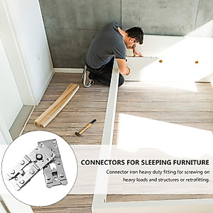 2 Pcs Connector Sectional Sofa Sectional Sofa Interlocking Sectional Couch Fasteners Decked Accessories Sectional Couch Brackets Couch Clips Iron Hinge Plug