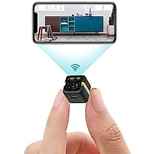WiFi Wireless Camera Mini Hidden Spy Home Security Camera Small Cam,Home Camera for Pet/Baby,Outdoor/Indoor Camera Wireless,for Mobile Phone Applications in Real Time