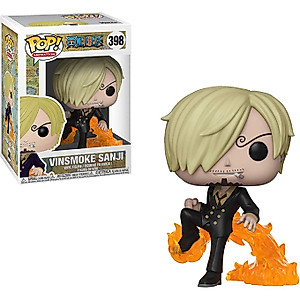 POP One Piece - Vinsmoke Sanji (Fishman) Funko Pop! Vinyl Figure (Bundled with Compatible Pop Box Protector Case) Multicolor 3.75 inches