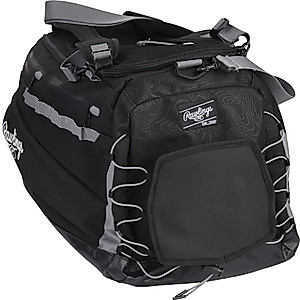 Rawlings | MACH Hyrbid Backpack/Duffle Equipment Bag | Baseball &amp; Softball | Black
