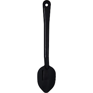 Carlisle FoodService Products 442003 Plastic Serving Spoons, 14", Black (Pack of 12)