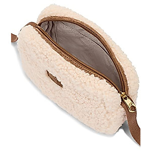 UGG womens Janey Ii Sherpa Cross Body Bag, Natural, One Size US