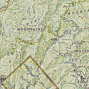 Great Smoky Mountains National Park Map (National Geographic Trails Illustrated Map, 229)
