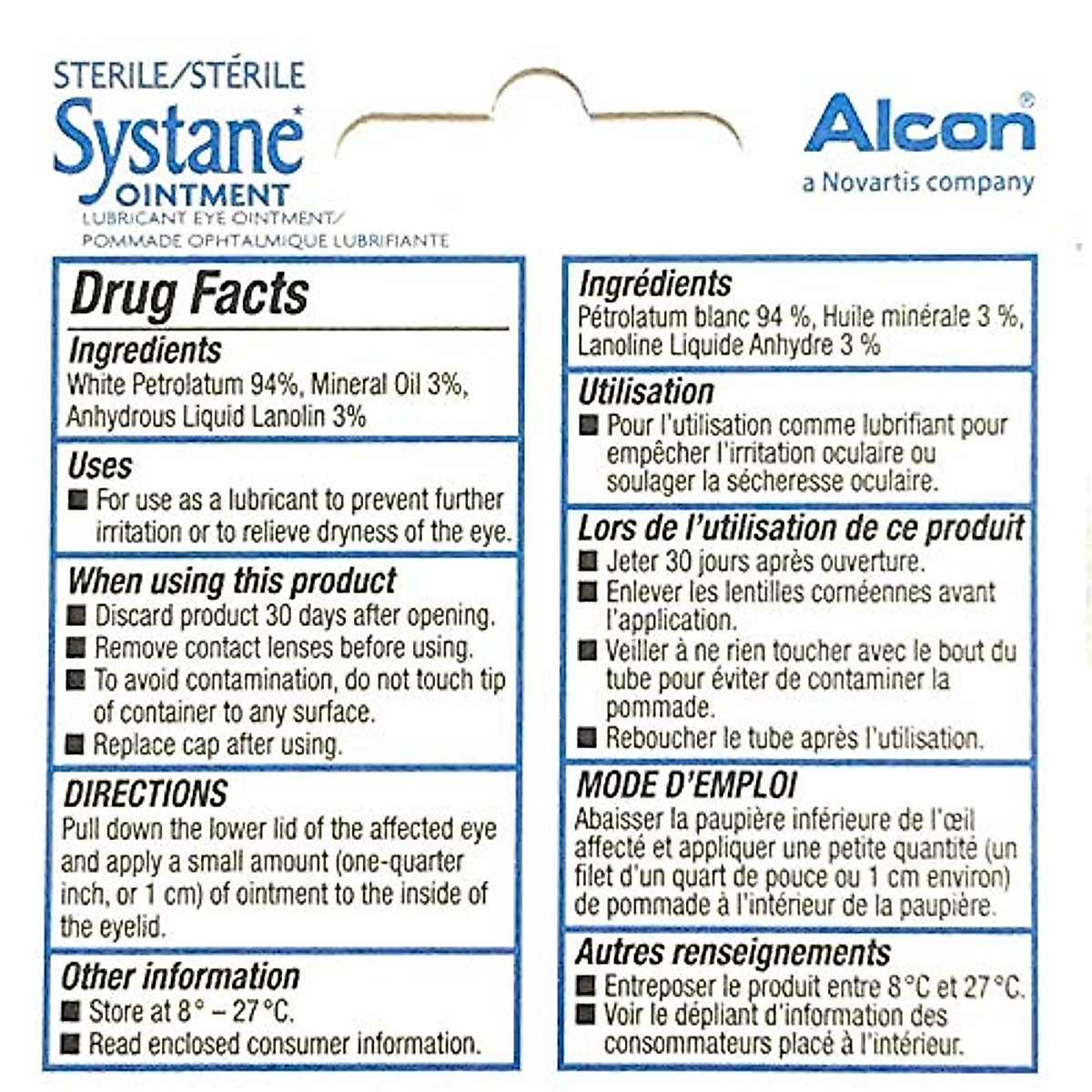 Systane Lub Eye Nightime Ointment 3.5g (6 Pack) 0.12 Ounce