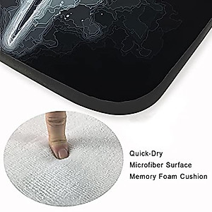 JUNHAOLONG Washable Area Sponge Rug Mat for Bedroom Living Room Lightsaber, Neon Black Light Saber Non-Slip Carpet Super Soft Extra Thick Bathroom Dorm Home Indoor Small Floor Rugs, 2'x3' (24x36Inch)