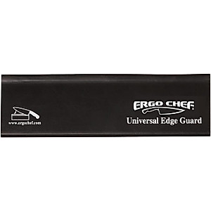 Ergo Chef Knife Edge Guard Knife Protector Blade Guard (Black) 6-inch x 1.5 inch