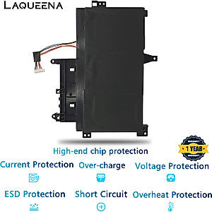LAQUEENA B31N1345 Laptop Replacement Battery for Asus TP500L TP500LA TP500LB TP500LN Series B31BN9H 0B200-00990100 11.4V 48WH/4100MAH 3-Cell