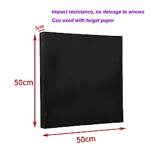 - QI HUO JU - Archery Target for Backyard Adult Portable EVA Foam Bow Targets High-Density Arrow Practice Target for Youth Indoor Outdoor Shooting (EVA Target)