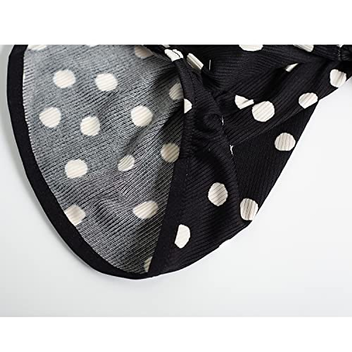 Dog Polka Dots Pattern Shirt Outfit Puppy Clothes for Small Medium Girl Dogs Christmas Holiday Picnic Birthday Party (Black Dot, M)