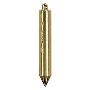 Lufkin 20 oz. Inage Solid Brass Cylindrical Plumb Bob - TT590N , Black
