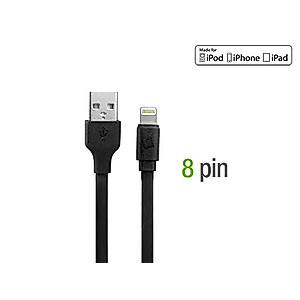 iIPhone Charging Cable, iPad Charger Cord, Lightning to USB-A Cable Compatible for Apple iPhones, iPads, iPods (MFI Certified) - 4 feet by Cellet