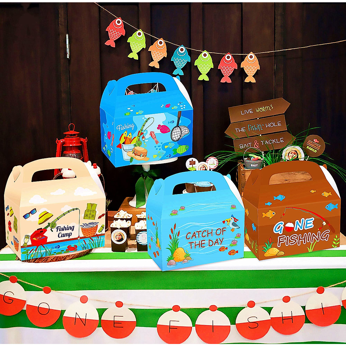 JeVenis Ofishally One Party Favor Boxes Ofishally One Party Supplies The Big One Party Supplies The Big One Party Favor Bags