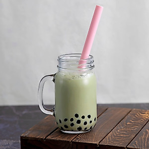 GIR: Get It Right | Extra Wide Reusable Straws for Smoothies, Boba Tea + Milkshakes | Great for Hot + Cold Drinks |, Sunny, 2-Pack, 2 Count