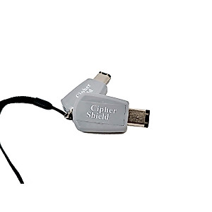 BUSlink CipherShield 512-bit AES USB-C SSD USB-Powered FIPS 140-2 Level 2 HIPAA USB 3.1 Gen 2/eSATA Hardware Encrypted Portable Drive (4TB)