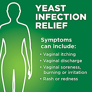 Amazon Basic Care Miconazole Nitrate Vaginal Cream (4 Percent), 3-day Yeast Infection Treatment for Women, 0.18 ounce - 3 Count(Pack of 1)