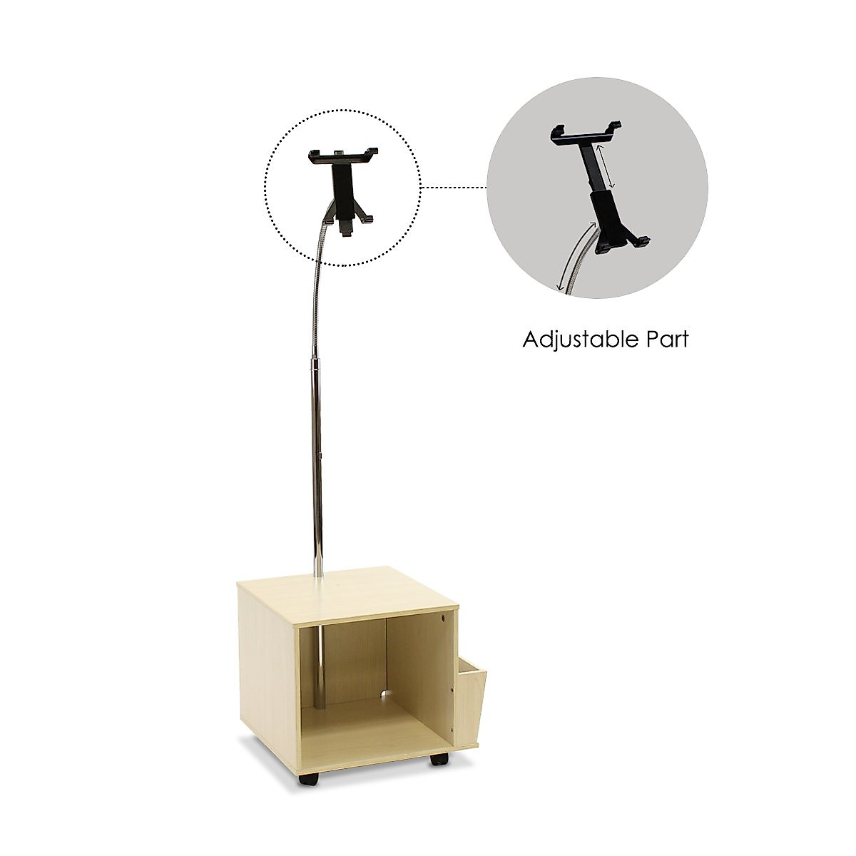 Furinno Hidup Space Saver Bookcase with MID Built-in Tablet Holder Stand