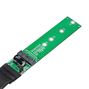 SinLoon M.2(NGFF) Key M NVMe SSD Extension Cable Extender PCIe3.0 x4 Full Speed 12.6inch SSD Extension Cable (32cm)