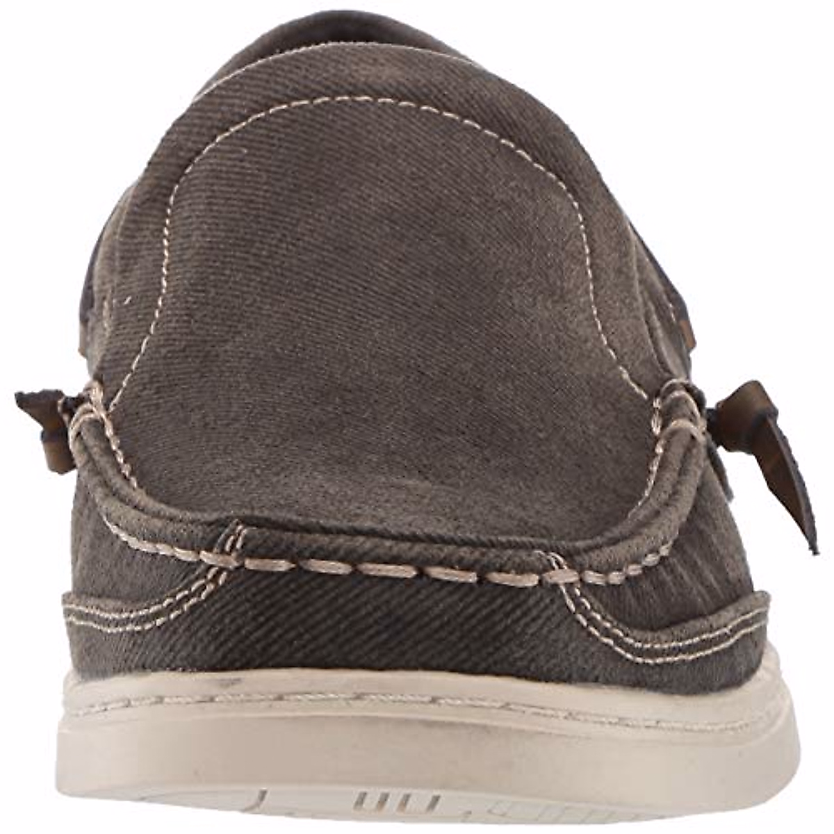 Margaritaville Men's Dock Boat Leather Lace, Lightweight Slip On Shoes, Black, 10