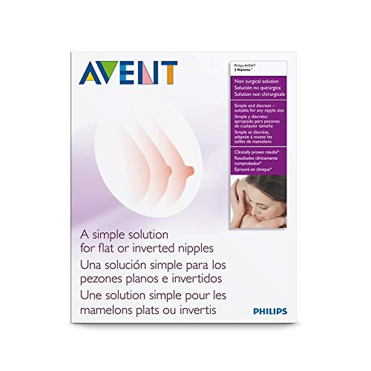 Philips AVENT Niplette For Inverted Nipples, 2 Pack, SCF152/02
