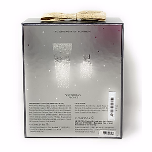 Victoria's Secret Eau de Parfum .25 oz. & Fragrance Lotion 3.4 oz Mini Perfume Gift Set, Very Sexy Platinum for Him