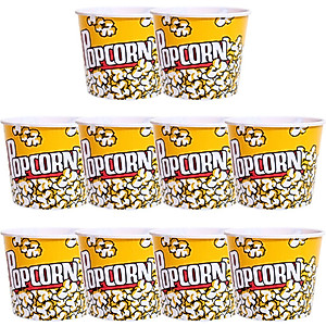 NOLITOY Popcorn Box 10pcs Popcorn Bucket Cardboard Child Pp Food Popcorn Holders