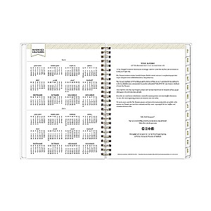 2023-2024 Day Designer Pebble Path Frosted Polypropylene Weekly/Monthly Academic Planning Calendar with Notes, 5-7/8" x 8-5/8", Black, July 2023 to June 2024, 142502