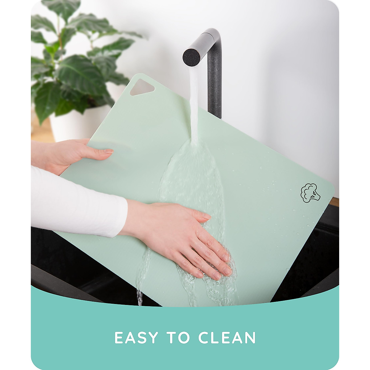 Extra Thin Flexible Cutting Boards for Kitchen - Cutting Mats for Cooking, Colored Cutting Mat Set with Easy-Grip Handles | Non Slip Cutting Sheets, Flexible Plastic Cutting Board Set of 3 (15"x12")