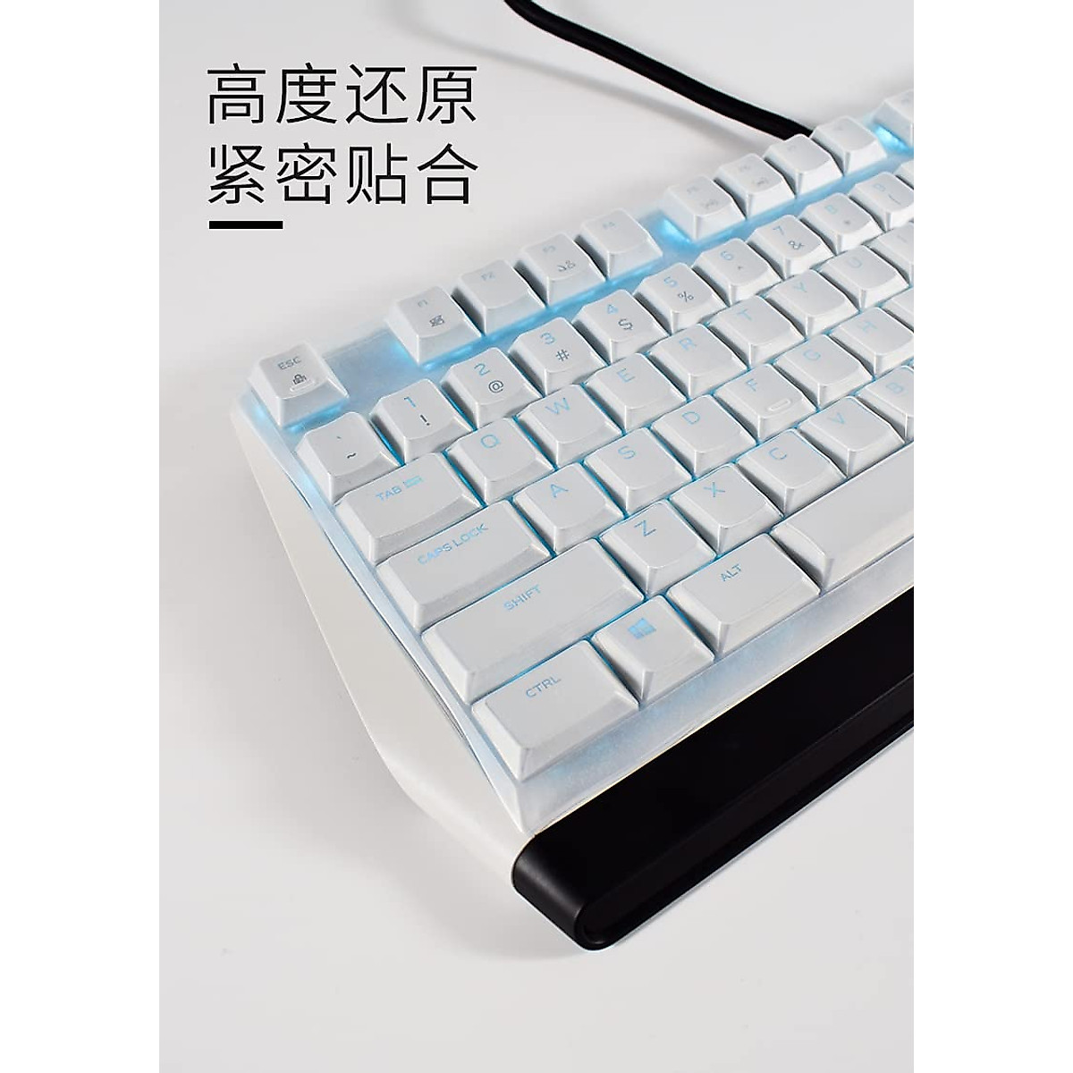 Transparent Clear Silicone Keyboard Cover Protectors for Alienware RGB Gaming Keyboard AW510K
