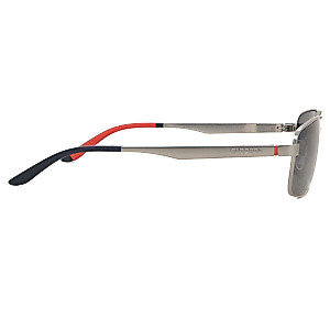 Carrera 247636R8158DY Mens Carrera 8011-S R81 DY Matte Ruthenium Polarized Sunglasses