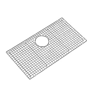 CIPOTAL 27.6 in. x 14.6 in. Rear Drain Kitchen Sink Protector with Supersoft Silicone Feet in 304 Grade Stainless Steel