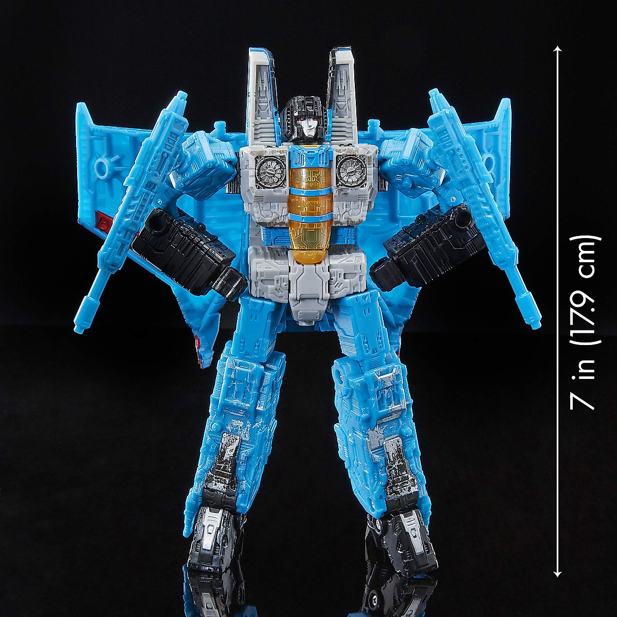 Transformers Toys Generations War for Cybertron Voyager WFC-S39 Thundercracker Action Figure - Siege Chapter - Adults and Kids Ages 8 and Up, 7-inch