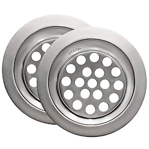 Sink Strainer 2.5 Inch - Bathtub & Kitchen Sink Drain Strainer - Food & Hair Catcher for Bathroom & Kitchen Sink of Stainless Steel - Accessories for Bathroom and Kitchen, 2 Pcs