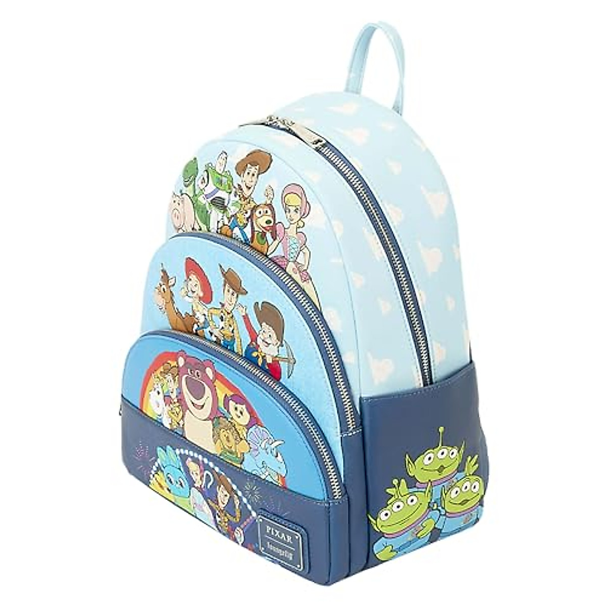 Loungefly Pixar Toy Story Movie Collab Triple Pocket Mini Backpack