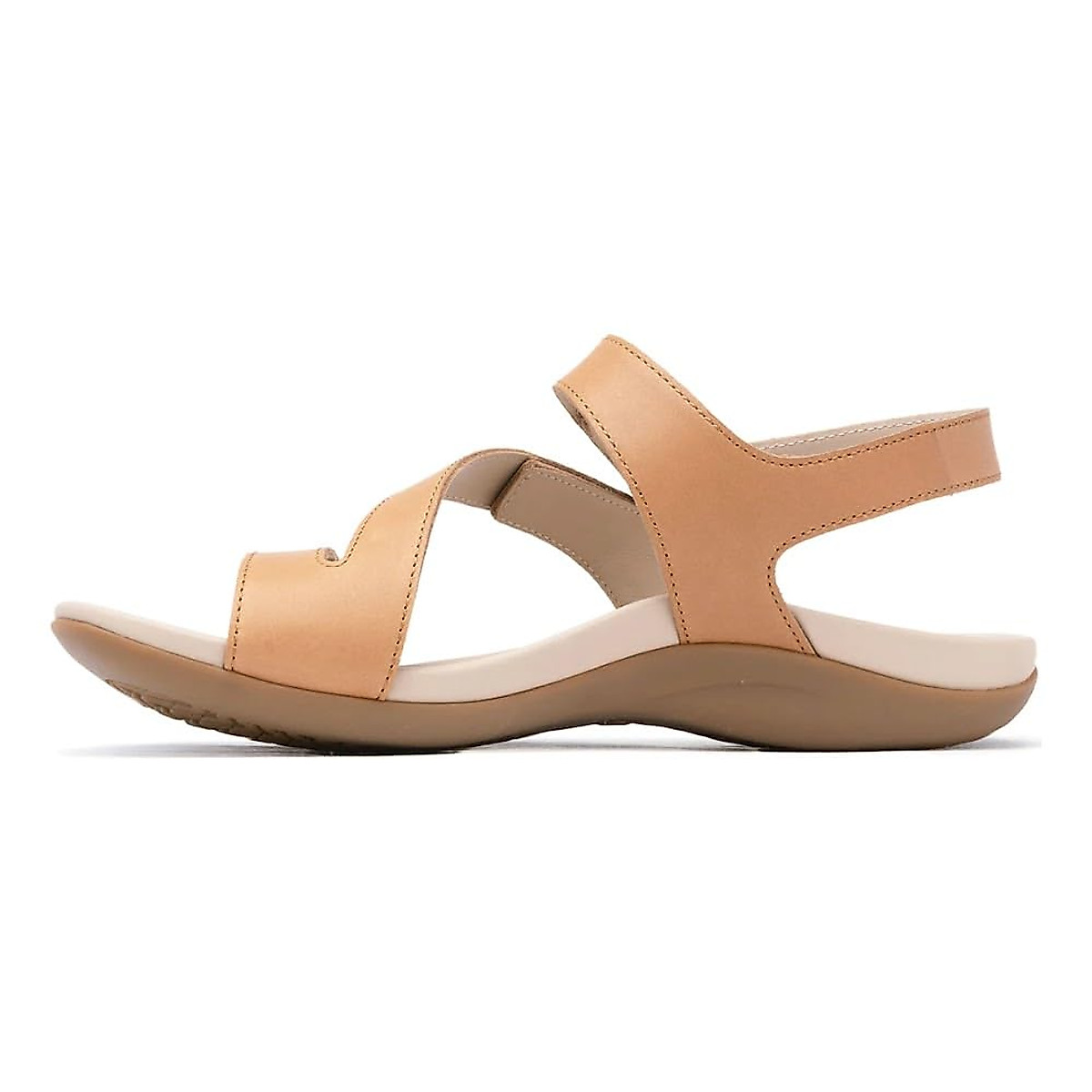 ABEO Oasis Sandals For Women | Arch Support Sandals | Ball of Foot Pain Relief | Built-In Metatarsal Pads Women | Ball Of Foot Cushions for Women Almond 8.5 Medium