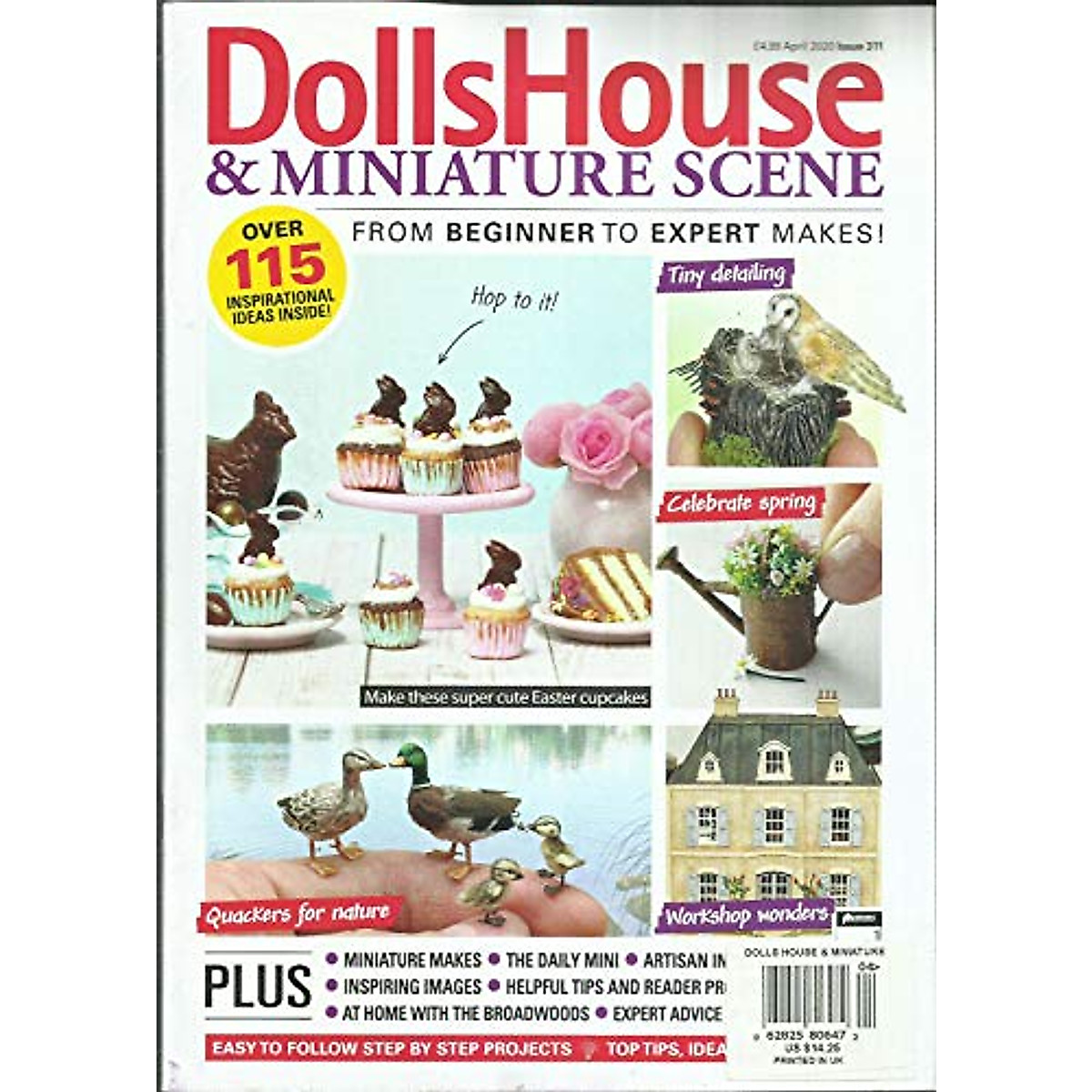 DOLLS HOUSE AND MINIATURE SCENE MAGAZINE, APRIL, 2020 ISSUE, 311 UK EDITION
