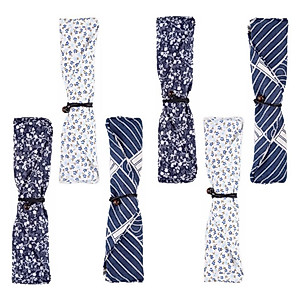 Hemoton 6Pcs Straw Carrying Case Travel Tableware Carrying Bag Storage Case Japanese- Style Cutlery Bag Travel Pouch for Straws Knife Fork Spoon Chopsticks