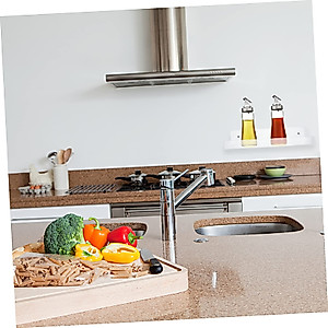 VOSAREA 1pc Shelf Wall Floating Clear Shelves Nail Polish Holder Nail Polish Display Rack Clear Display Case Book Shelves Clear Stand Storage Rack Acrylic Nail Polish Stand Multifunction