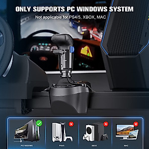 aikeec USB Gearshift Knob from a Man Truck ATS ETS for Logitech G29 G27 G25 G920 H Gearshift Shifter Knob for ATS ETS2 Games AI PC …