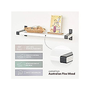 Lab Cosi 142956 Floating-Shelves, White