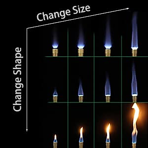 3 Universal Propane Bunsen Burners with 20lb Propane Adapter