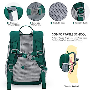 MOUNTAINTOP Kids Toddler Backpack for Boys Girls Preschool Kindergarten Bag