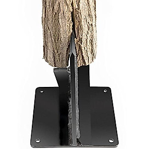 Heavy Duty Weigh 10 Pounds Firewood Kindling Splitter Chipper Cracker Heavy Steel Structure Wood Splitter Wedge Manual Log Splitter for Wood Stove and Fireplace Camping Fire Pits Pizza Oven, etc