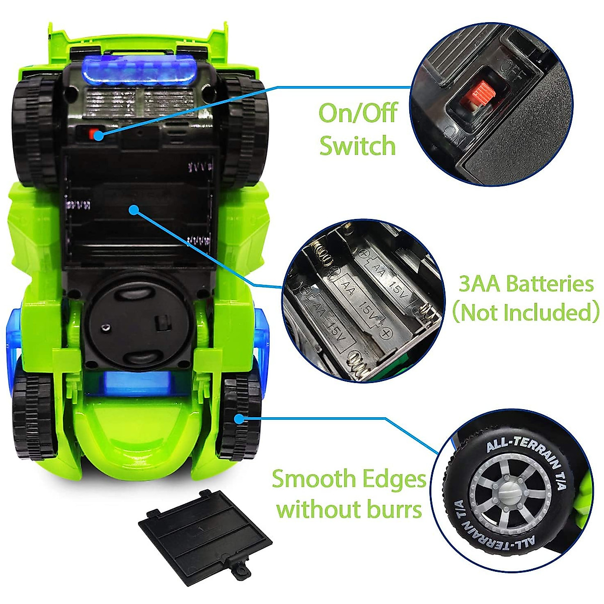 Jinsiy Dinosaur Toys for Kids 3-5,Automatic Dino Transformers Toys,2 in 1 Dinosaur Toy Cars for Kids Boy Toys,Dino Toy Cars Christmas Birthday Gifts for Toddlers Boys Girls (Green)