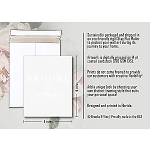 Brooke & Vine Baby Watercolor Safari Animals Nursery Decor Wall Art Prints (UNFRAMED 8x 10 Set of 6),Jungle Themed Gender Neutral Toddler, Classroom,Zebra Elephant Giraffe Tiger Leopard Lion